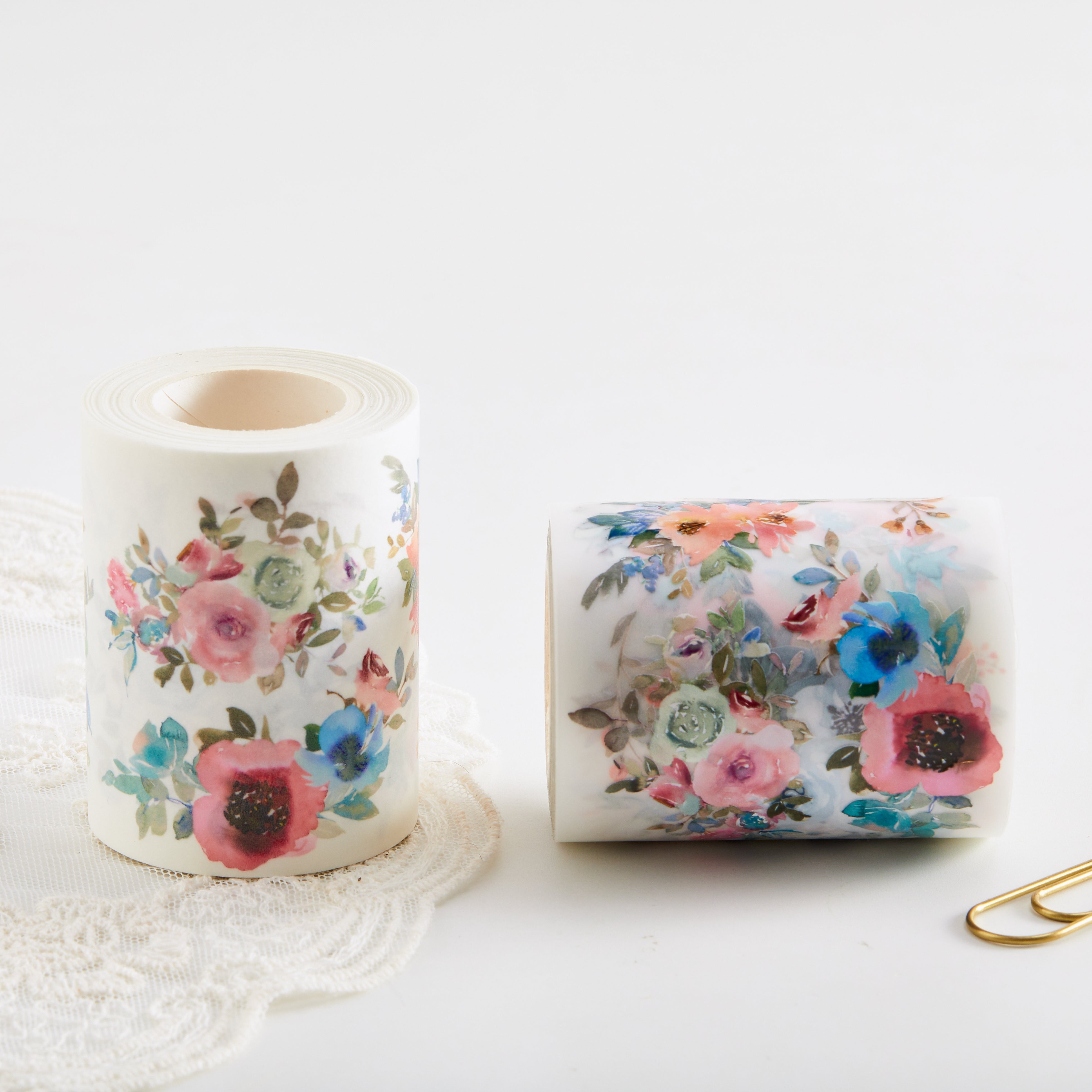 Washi Tape / Matte PET Tape - Diffused Flowers – Shiimmer