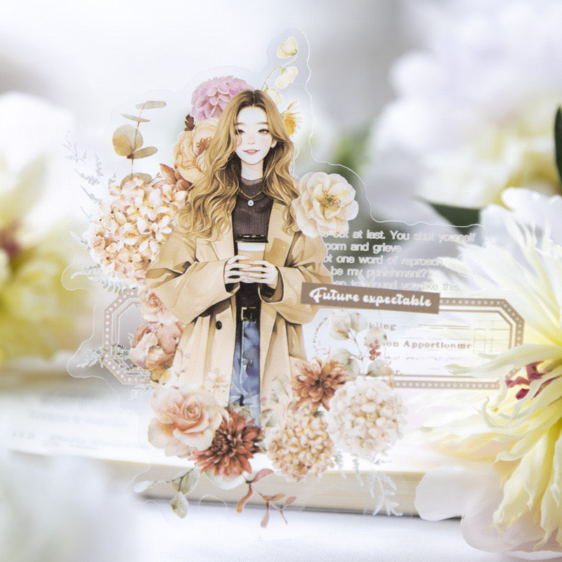Character Theme Sticker - The Romance Of Flowers PET Sticker – Shiimmer