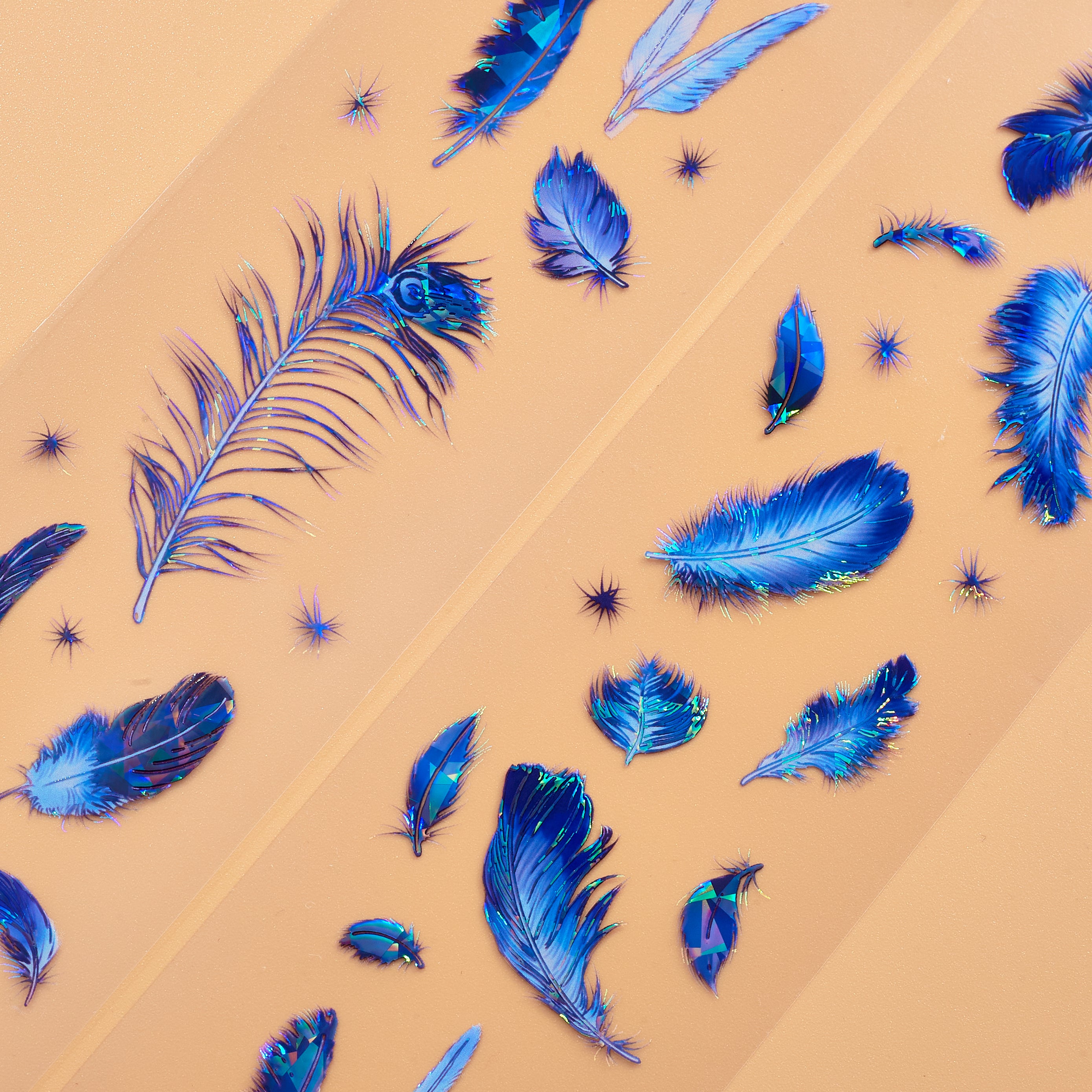 Fluttering Feather Washi / PET Tape (Light & Dark) – Shiimmer